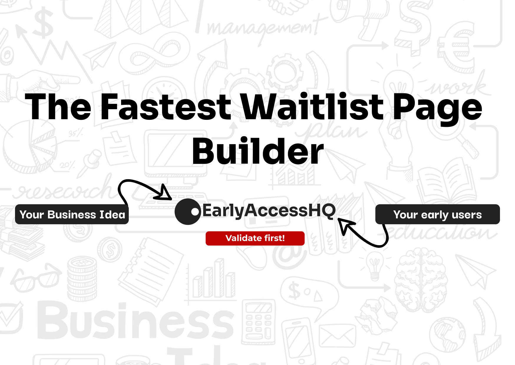 EarlyAccessHQ.com | The Fastest Waitlist Page Builder.
